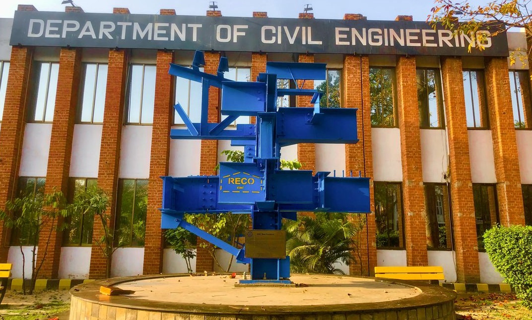 AISC Steel Sculpture Installed at Civil Engineering Department ...