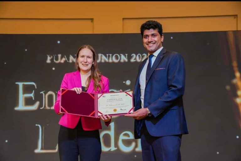 Dr. Muhammad Ali Falak of Civil Engineering Department Recognized for ...